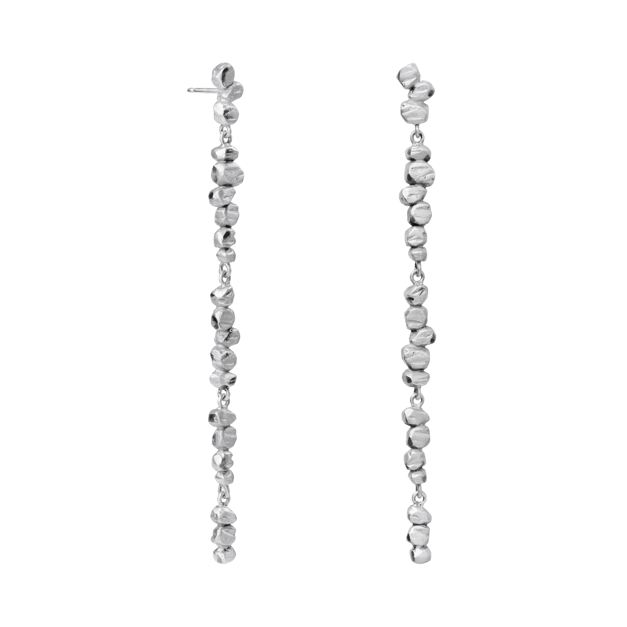 SilverLining Nugget XL Dangle Earring – Pernille Holm Jewellery